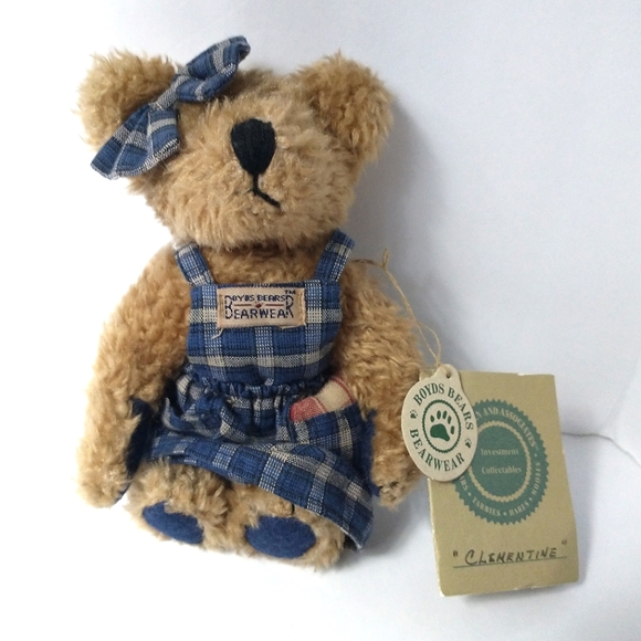 Boyds Bears | Accents | Boyds Bears Clementine Posable Bean Teddy Bear ...